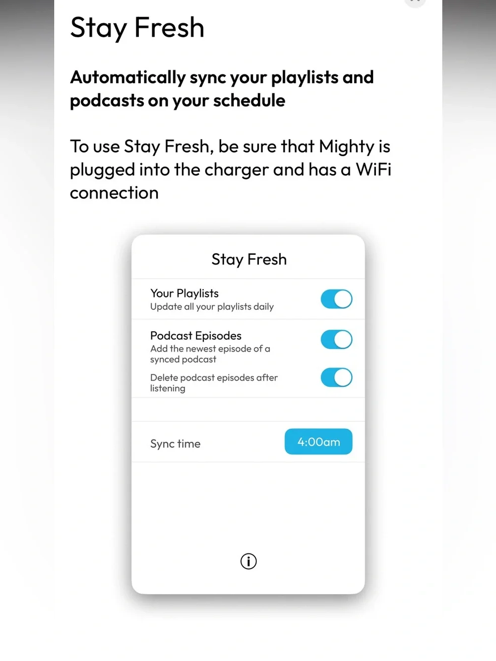 Mighty | Portable Audio & Video | Mighty Vibe M2 Mp3 Player Playlists ...